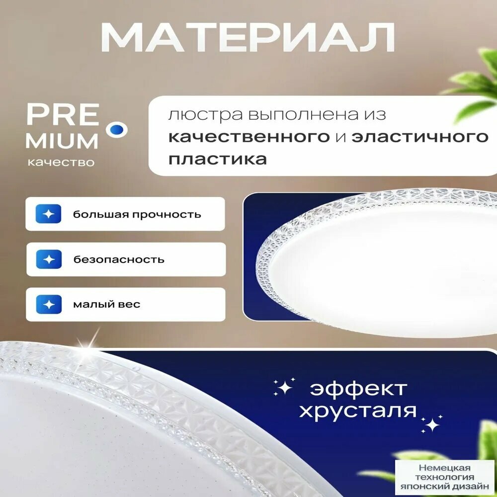 Люстра, LED, 72 Вт — фото 1