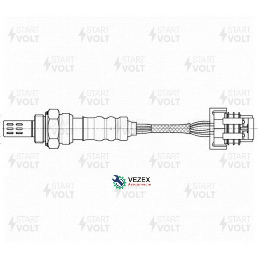 STARTVOLT VS-OS2003 Датчик кисл. для а. м Chevrolet Captiva 06-, Opel Antara 06- 2.4i после кат. VS-OS2003