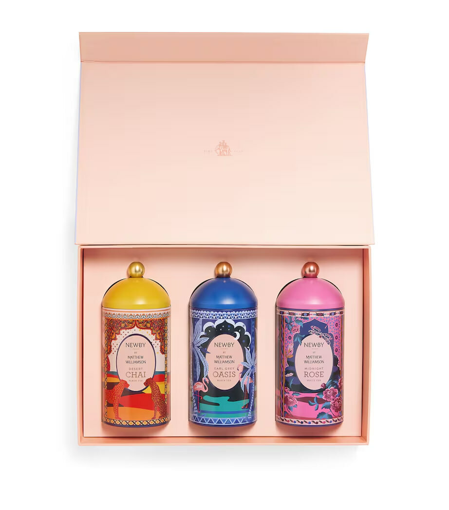 Newby Подарочный набор листового чая Matthew Williamson Trio Loose Leaf Tea Gift Set 200г