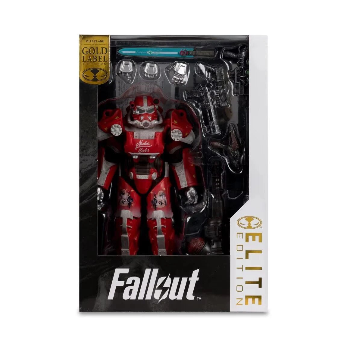 Фигурка McFarlane Toys Fallout Elite Edition 76 Nuka Cola T-60 Gold Label 7 дюймов