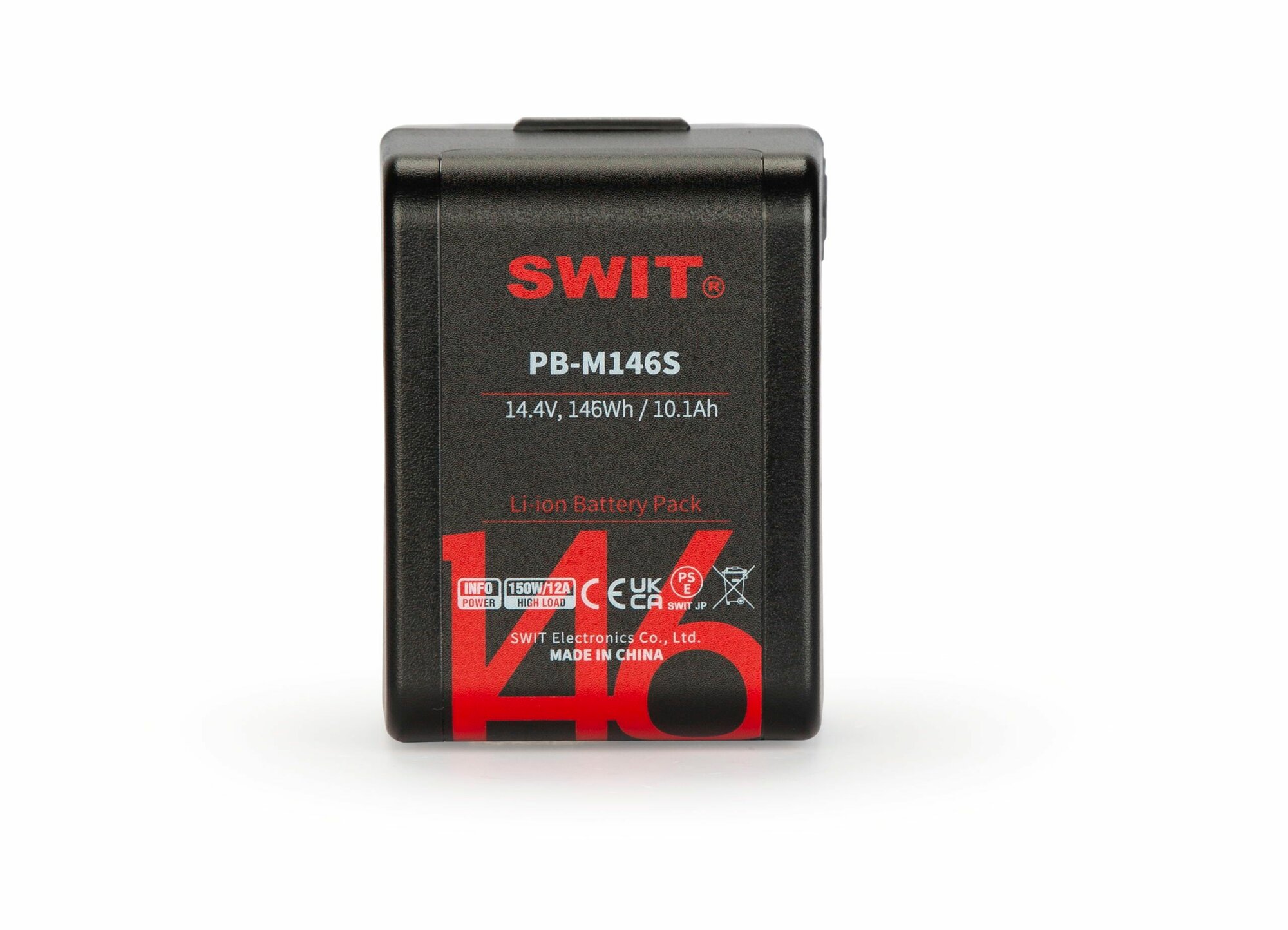 SWIT PB-M146S Аккумуляторная батарея PB-M146S V-Mount Pocket 146 Втч разъемы D-Tap, USB-A