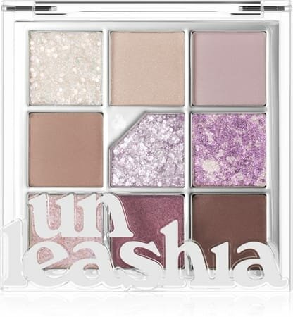 Тени для век Unleashia Glitterpedia Eye Palette, оттенок No.4 All of Lavender Fog, 6.2 г
