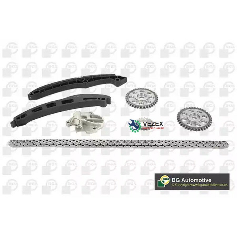 BGA TC0180FK рем. к-кт ГРМ! цепной, со звездочакми\Skoda Roomster, WV Polo, Seat Ibiza/Fabia 1.2 07>