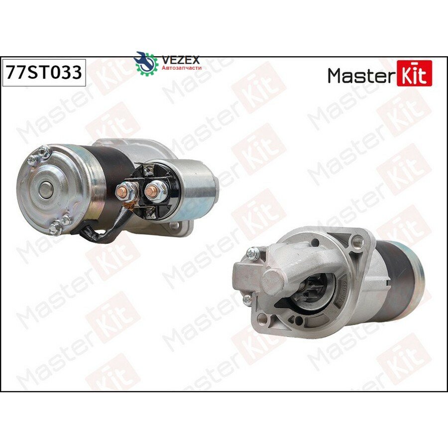 MASTERKIT 77ST033 Стартер HUYNDAI TUCSON, KIA CERATO 2.0 (1.2kw) Masterkit