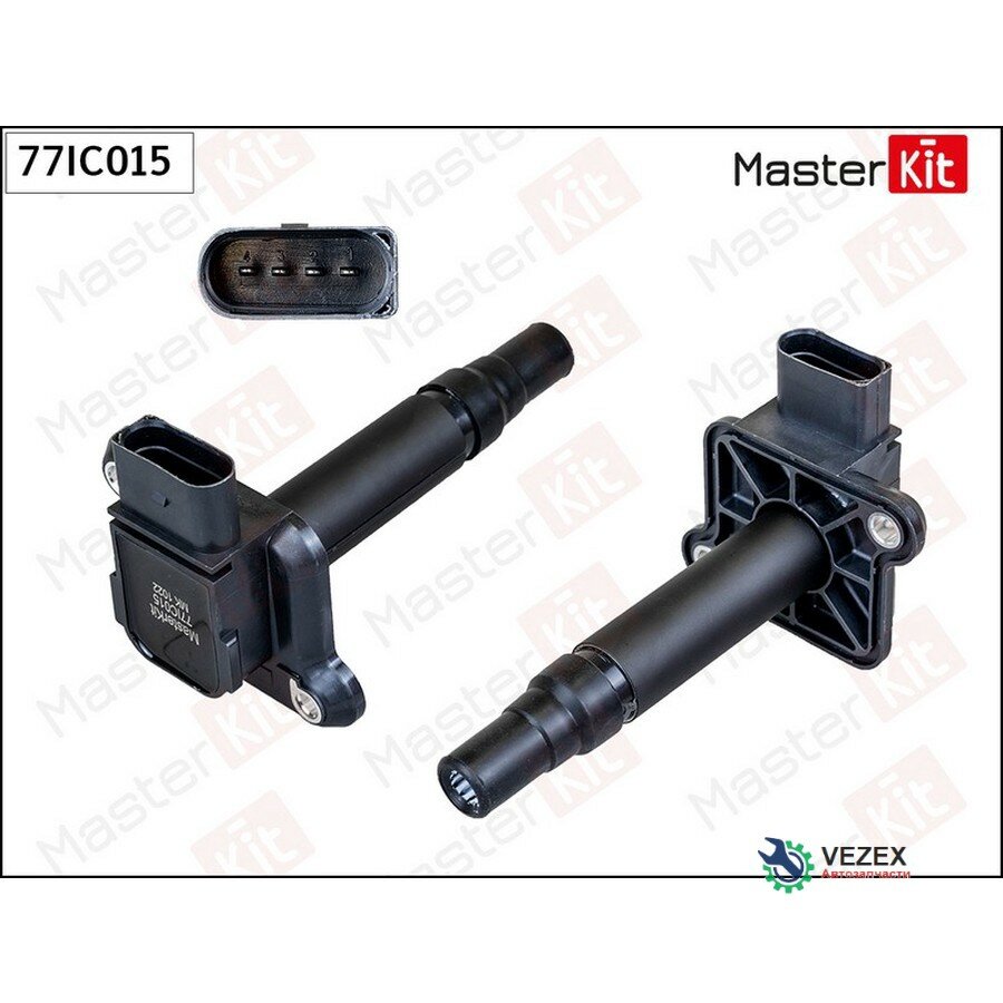 MASTERKIT 77IC015 катушка зажигания!\ Audi A3/A6/TT, Seat Alhambra, VW Sharan 1.8i/T/4.2i 98>