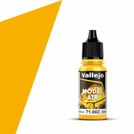 Краска Vallejo серии Model Air Medium Yellow (17мл) 71.002 акриловая