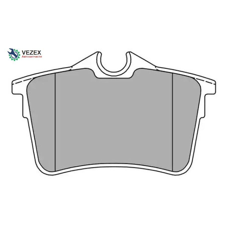 FREMAX FBP1580 колодки дисковые задние! с антискрип. пл.\ Peugeot Partner 1.6/1.6HDi/2.0HDi 08>
