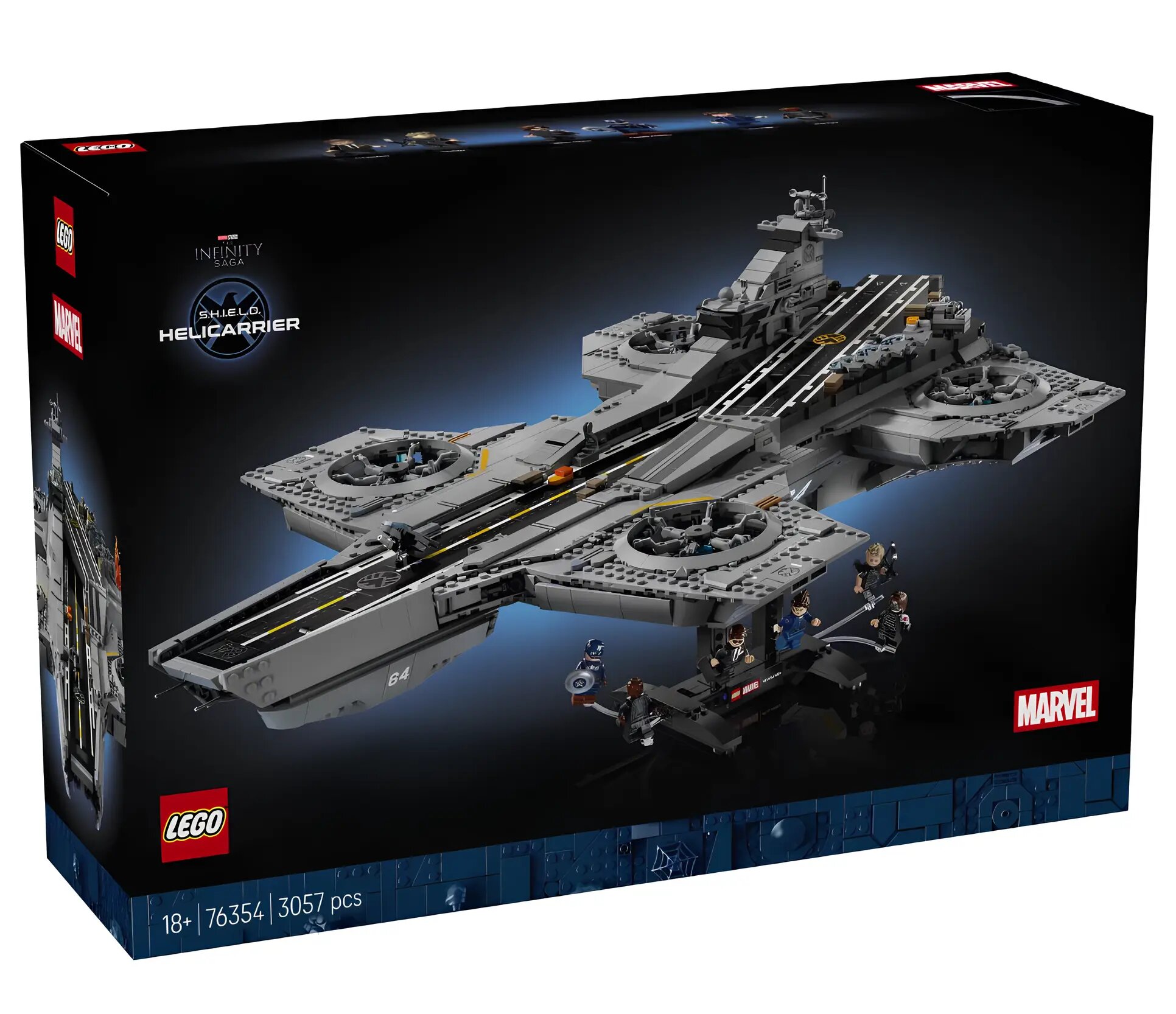 Конструктор LEGO Super Heroes 76354 Авианосец Геликарриер