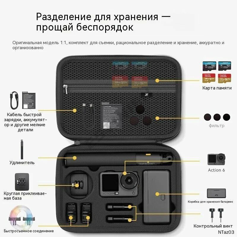 Чехол для фото- видеотехники, практичный товар для повседневного использования дома и в поездках, удобное решение