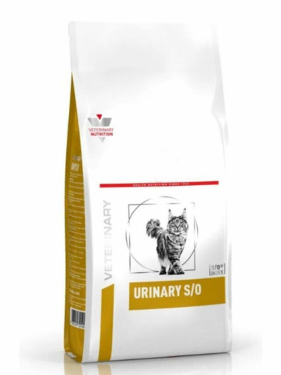 Royal Canin Urinary S/O сухой лечебный корм для взрослых кошек, растворяет струвитные камни и снижает риск их повторного образования - 350 г
