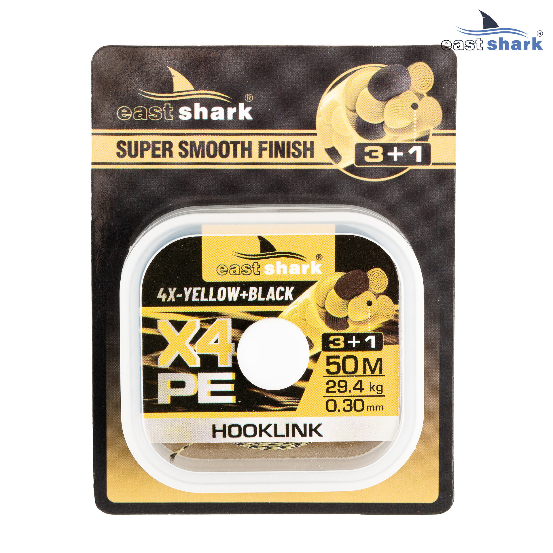 Поводковый материал 50m-X4 yellow camo 0.12mm