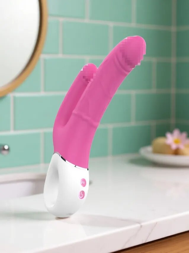 Анально-вагинальный вибратор Dual Vibe", силикон, 10 режимов, 23,5см