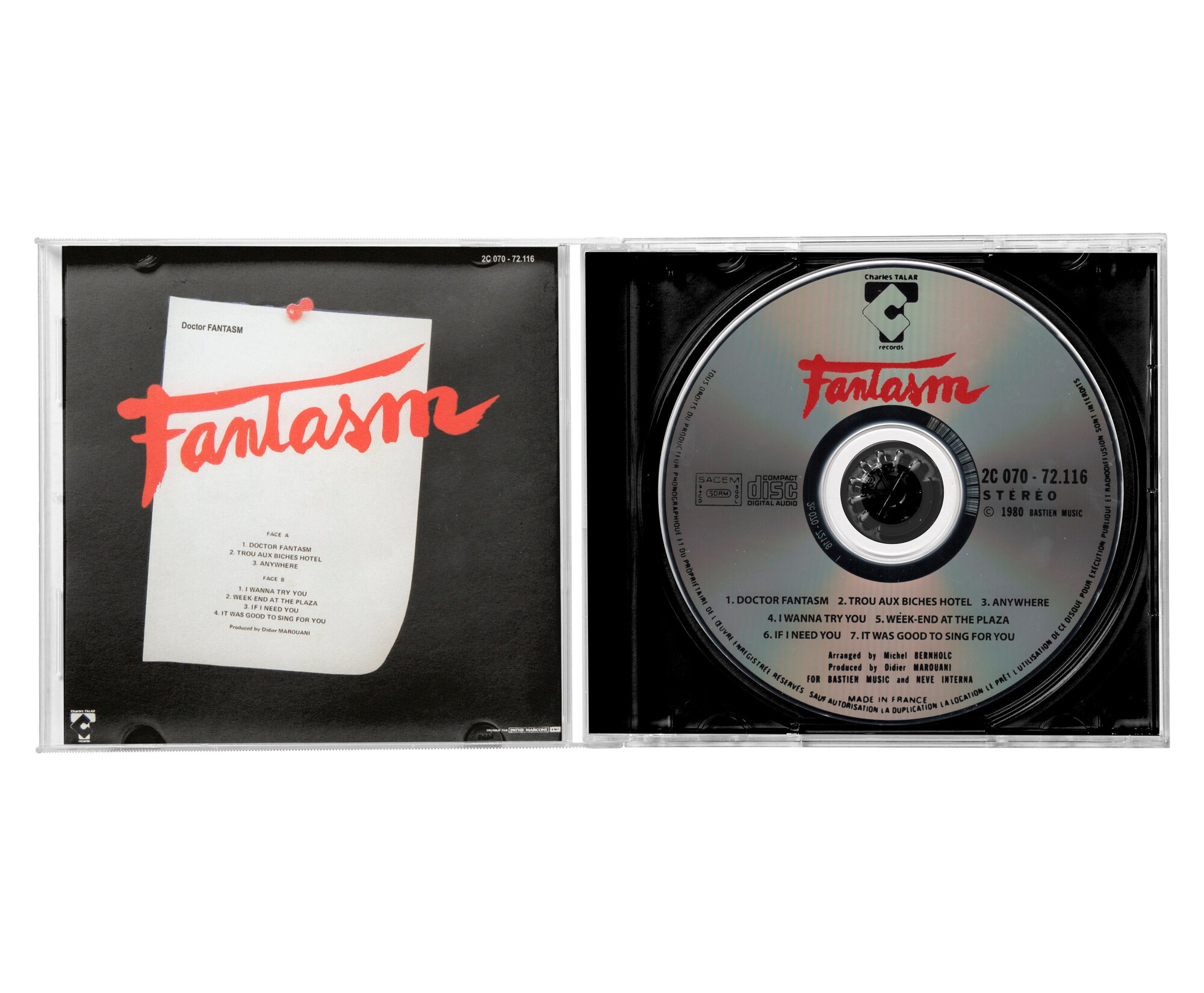 Fantasm (Didier Marouani Project - Space ) - Fantasm, 1980, 4-page, CD-Аудио — фото 1