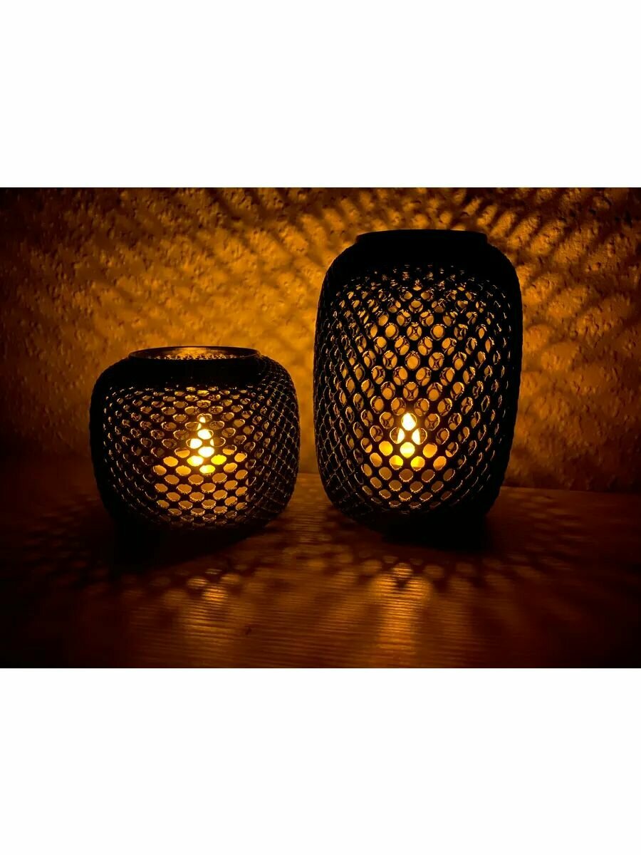 Подсвечники декоративные для LED свечей 3D печать из пластика