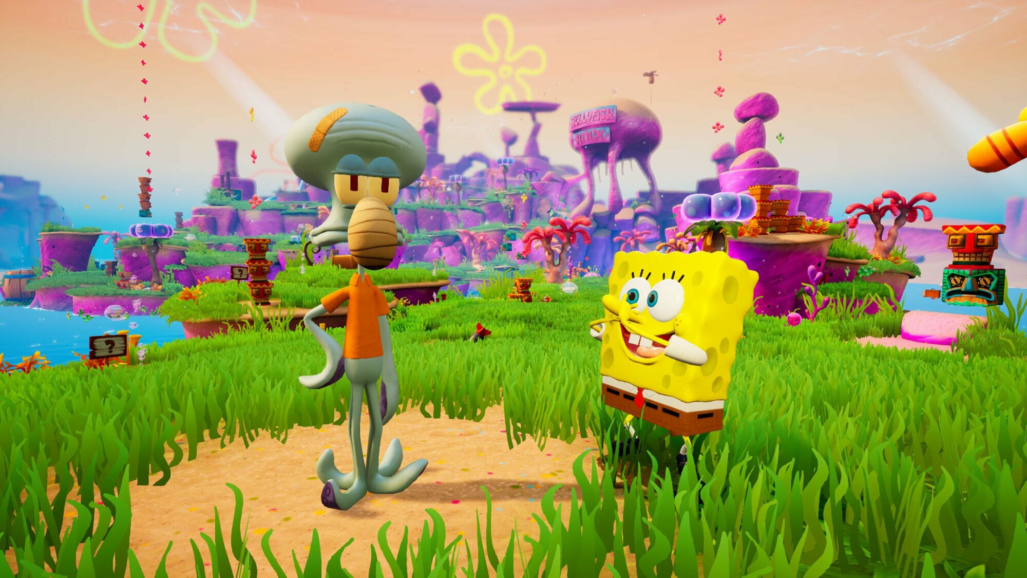 Игра SpongeBob Battle for Bikini Bottom PS4 на диске Standard Edition 7+ [PS4, русские субтитры] — фото 1