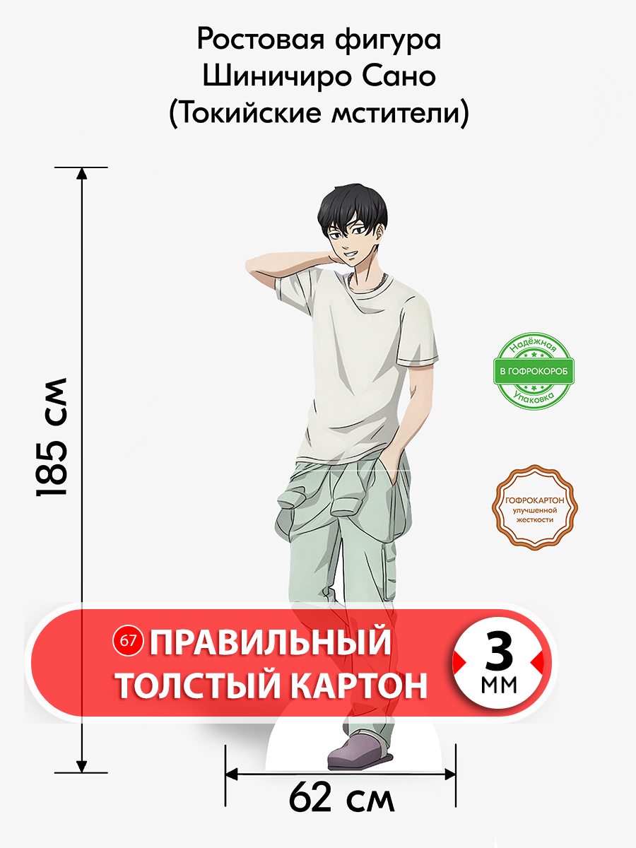 Аксессуар для фотосессий, Шиничиро Сано (Токийские мстители), ростовая фигура