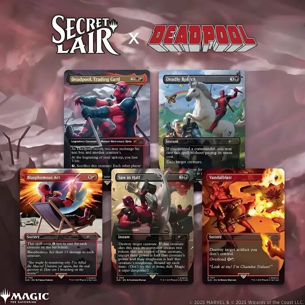 Magic the Gathering: Secret Lair x MARVEL'S DEADPOOL SLD (Английский)