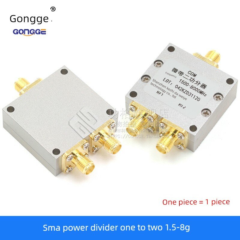 Разветвитель мощности SMA 0-6G, радиочастотная микрополосная мощность один-два, комбинатор схем 2–8 ГГц, 380–500