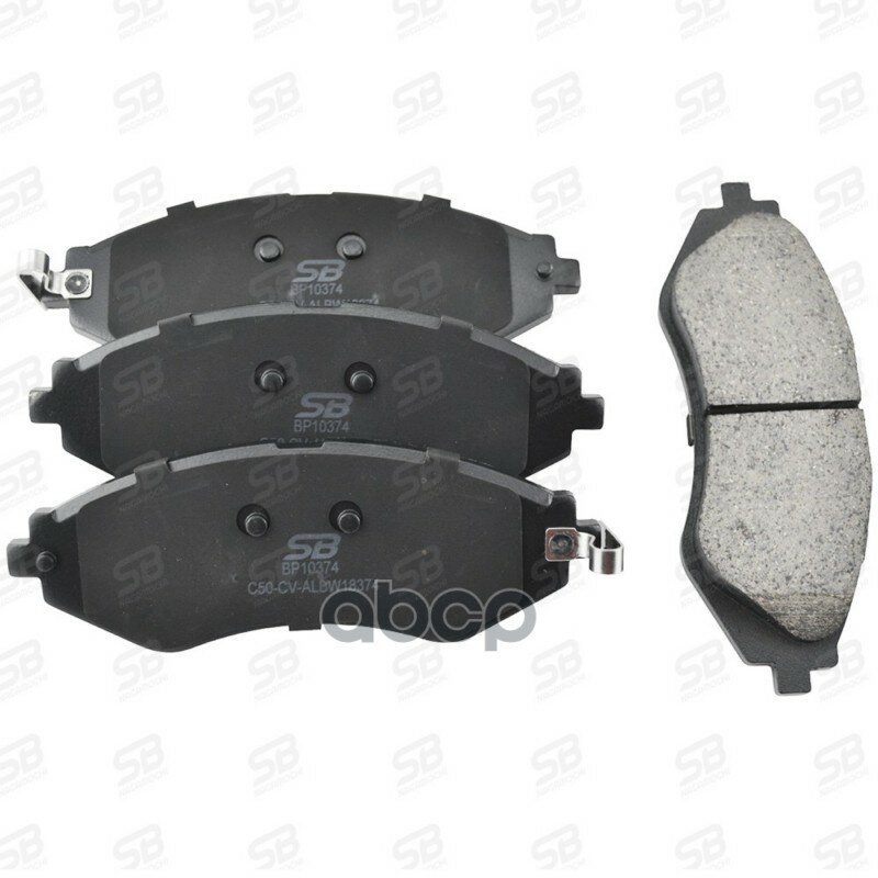Колодки тормозные передние CHEVROLET LANOS/LACETTI/REZZO/DAEWOO NEXIA/NUBIRA/LEGANZA BP10374 SB Nagamochi арт. BP10374