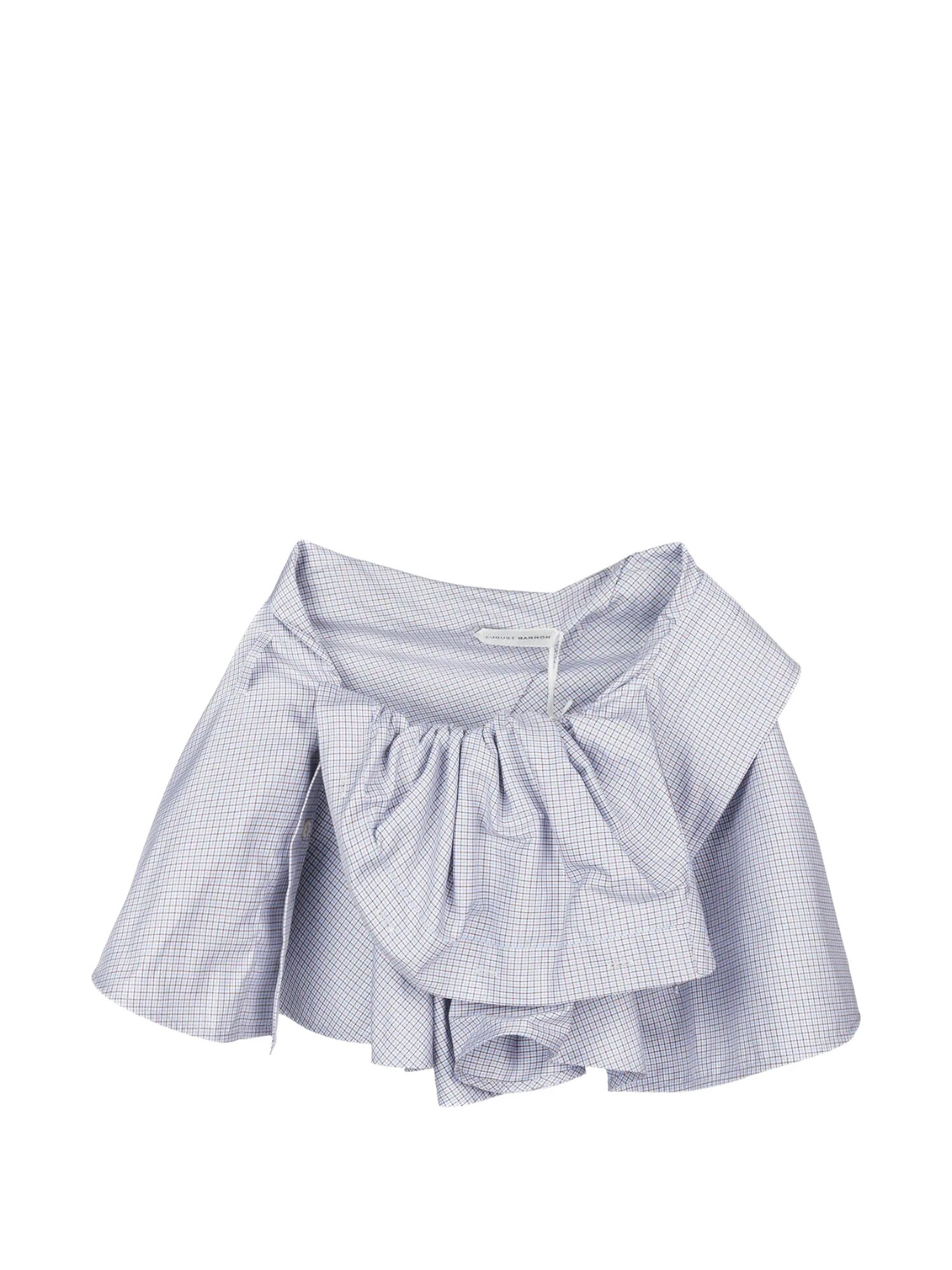 Юбка August Barron Checked ruffled mini skirt