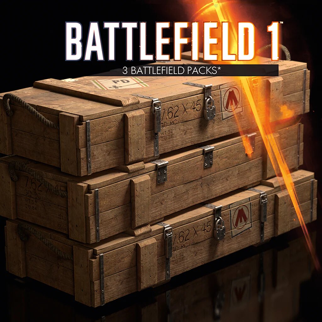 Дополнение Battlefield 1 Battlepacks x 3, цифровое издание PlayStation 4, регион Турция / код пополнения баланса