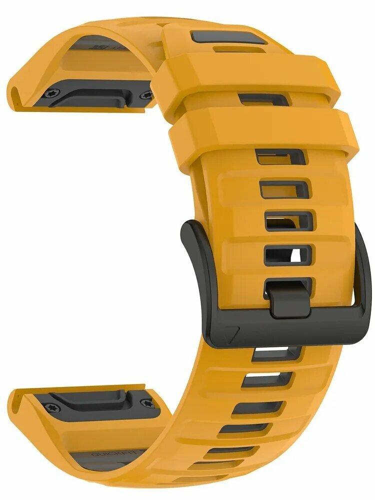 Quickfit Официальный спортивный силиконовый ремень для Garmin Fenix 8 Pro 47mm 51mm 7 7X / Epix Pro / 6 6X / Enduro 3 Мягкий браслет 22mm 26mm