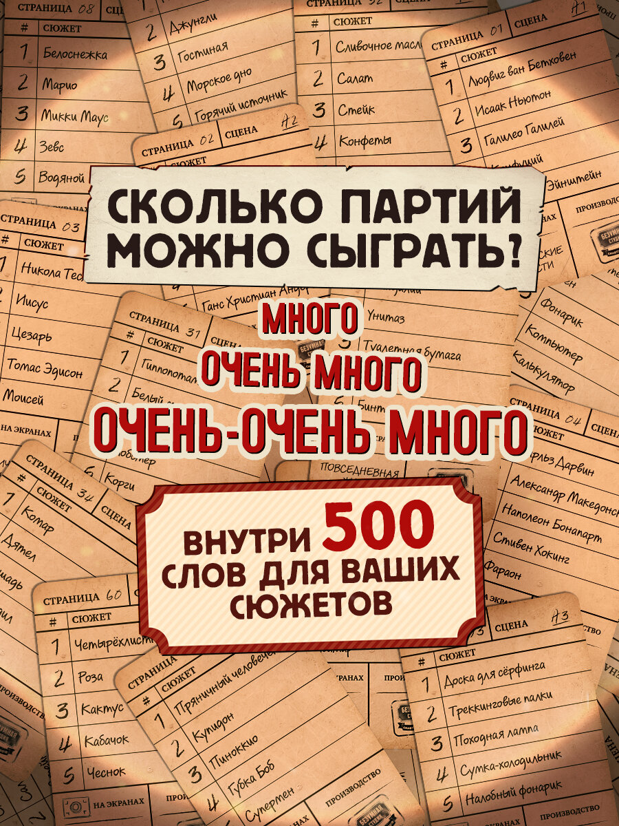 Настольная игра для большой компании и детей от 8 лет Безумная Студия — фото 1
