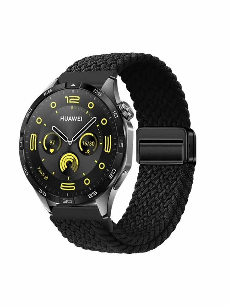 Ремешок 22mm для Huawei Watch GT 6/GT 5/GT 4 - магнитный нейлоновый, регулируемый, эластичный и гипоаллергенный