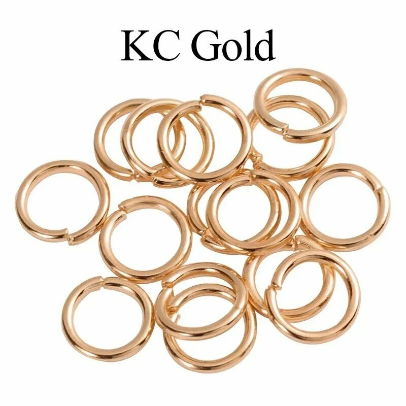 200 шт. Металлических Соединительных Колец 3-12 мм Ailimi KC Gold 5mm
