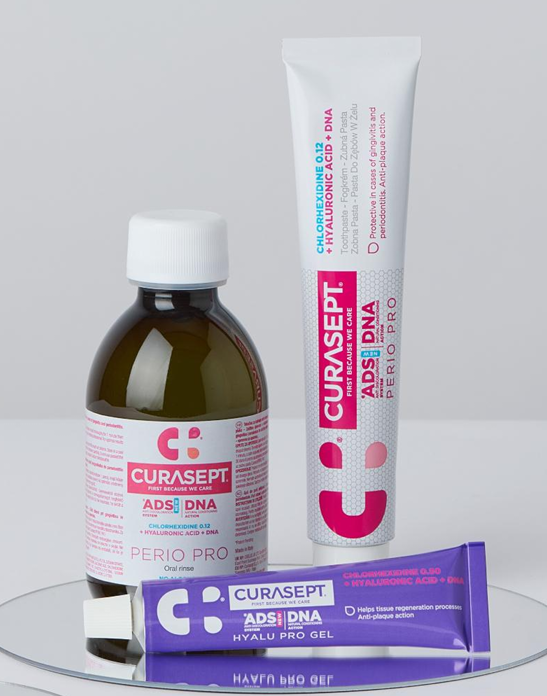 Ополаскиватель для полости рта Curasept ADS DNA Perio Pro, хлоргексидин 0,12%, 200 мл.
