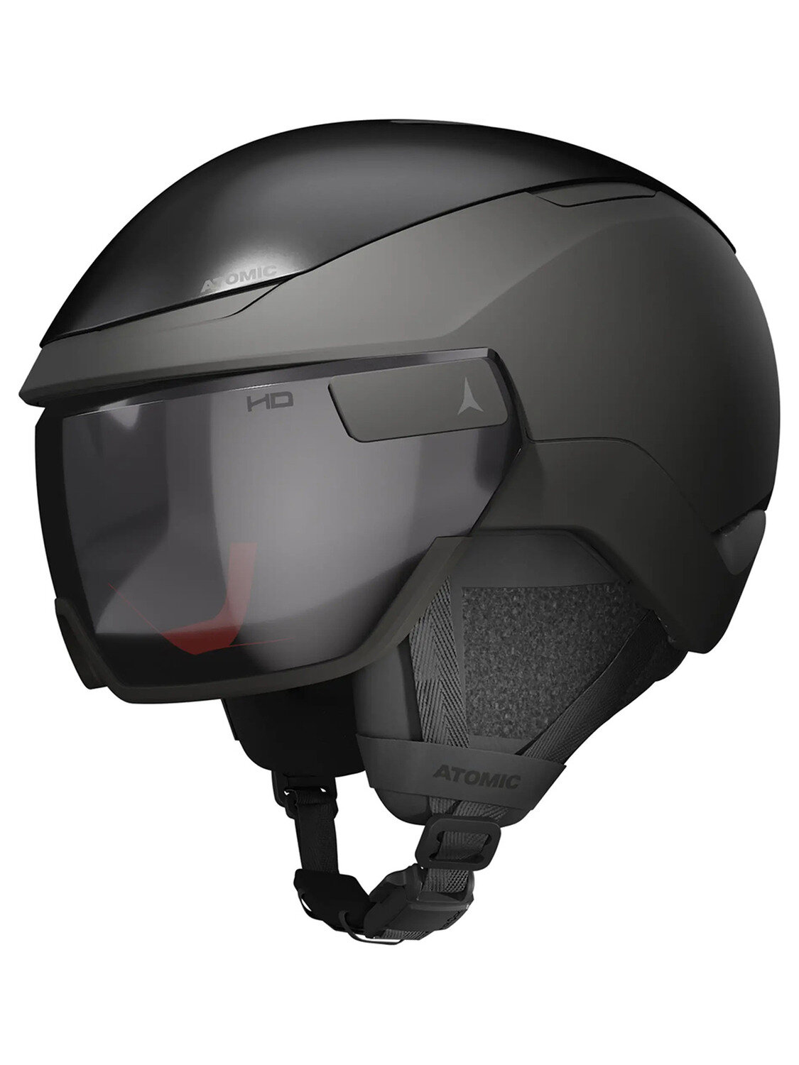 Горнолыжный шлем Atomic Volant Visor Black Metallic Cat. HD 3-2 24/25 Черный, для мужчин , Черный