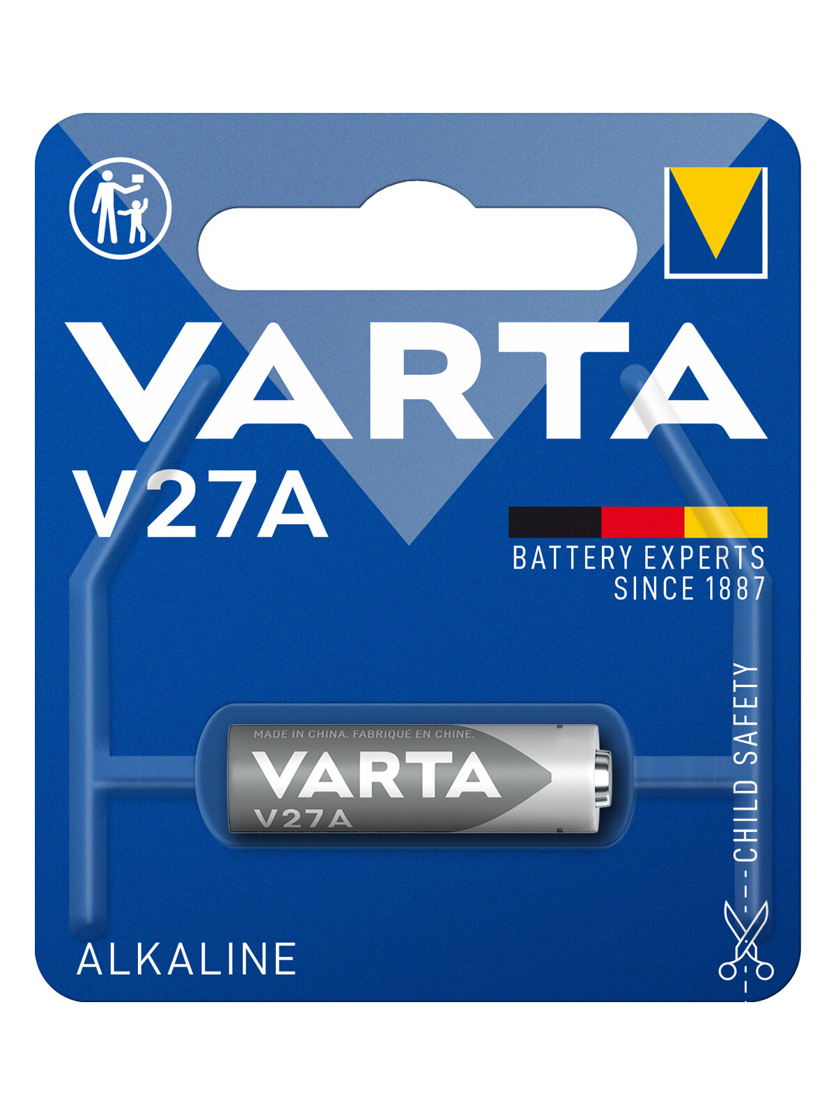 Батарейка алкалиновая V27A VARTA Alkaline Special 8LR732 12V 1 шт