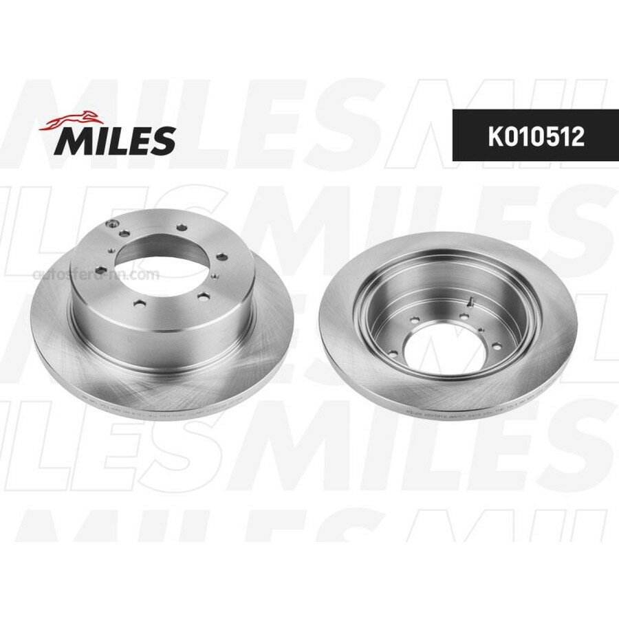 MILES K010512 Диск тормозной задний