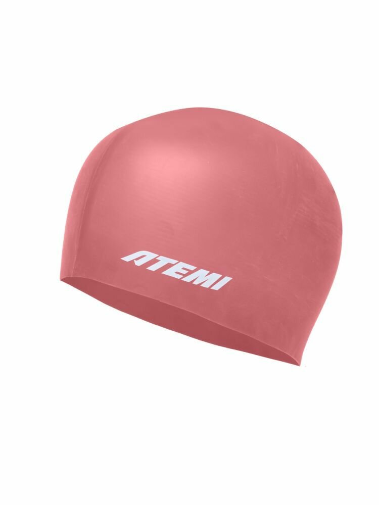 Шапочка для плавания Atemi kids silicone cap Bright red, силикон, красная, KSC1R