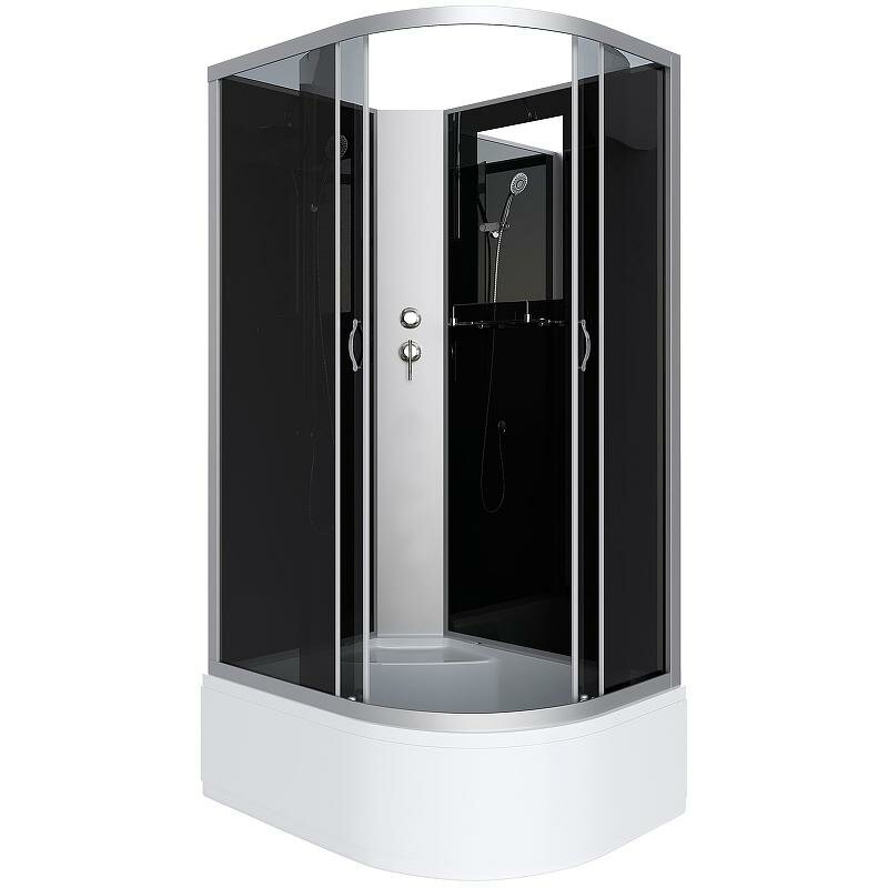 Душевая кабина Niagara Classic 120x80 25101434LBK профиль хром, без гидромассажа, левая