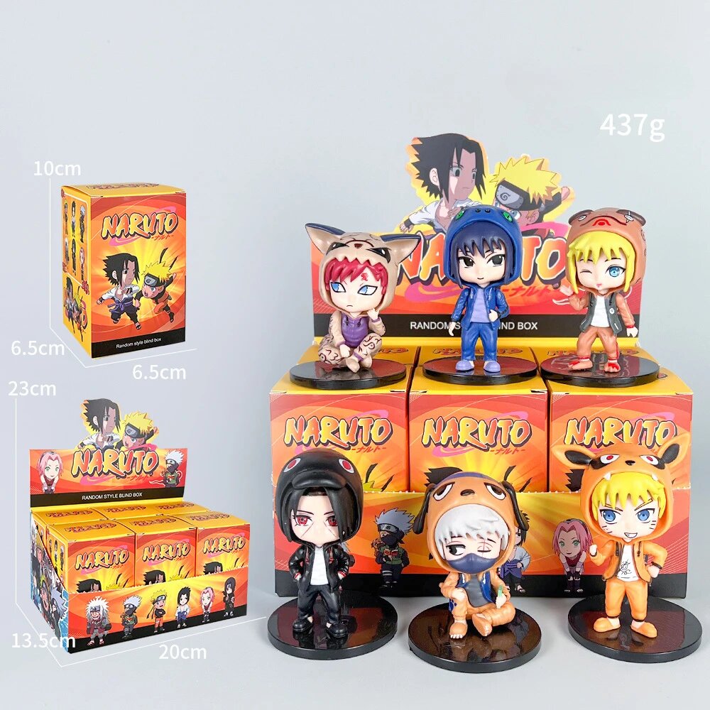 Фигурки Naruto в коробке-сюрпризе, 6 шт.