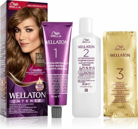 Краска для волос wella wellaton intense, dark blonde