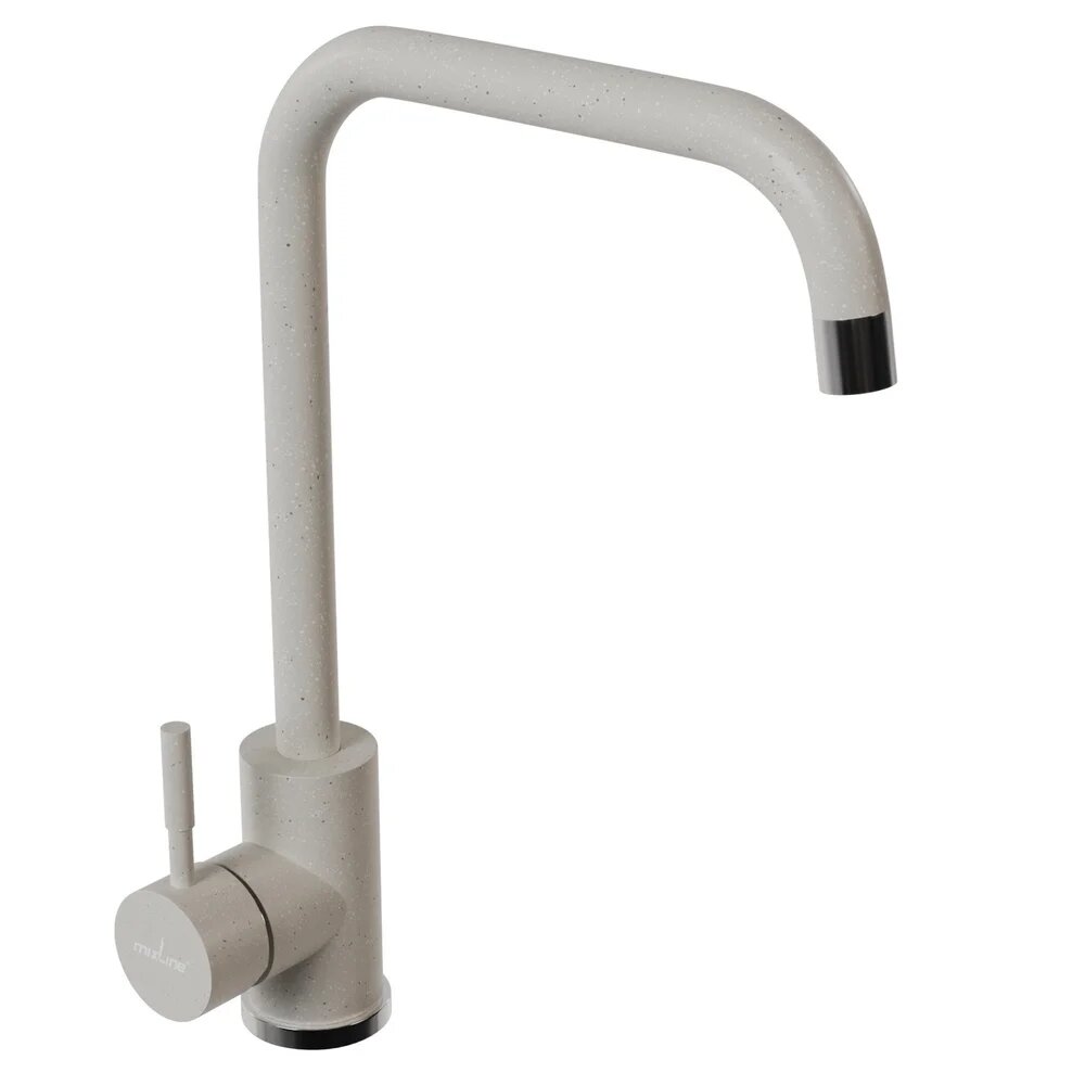 Смеситель для кухни 35к MIXLINE ML-GS12 (331) белый, высокий излив