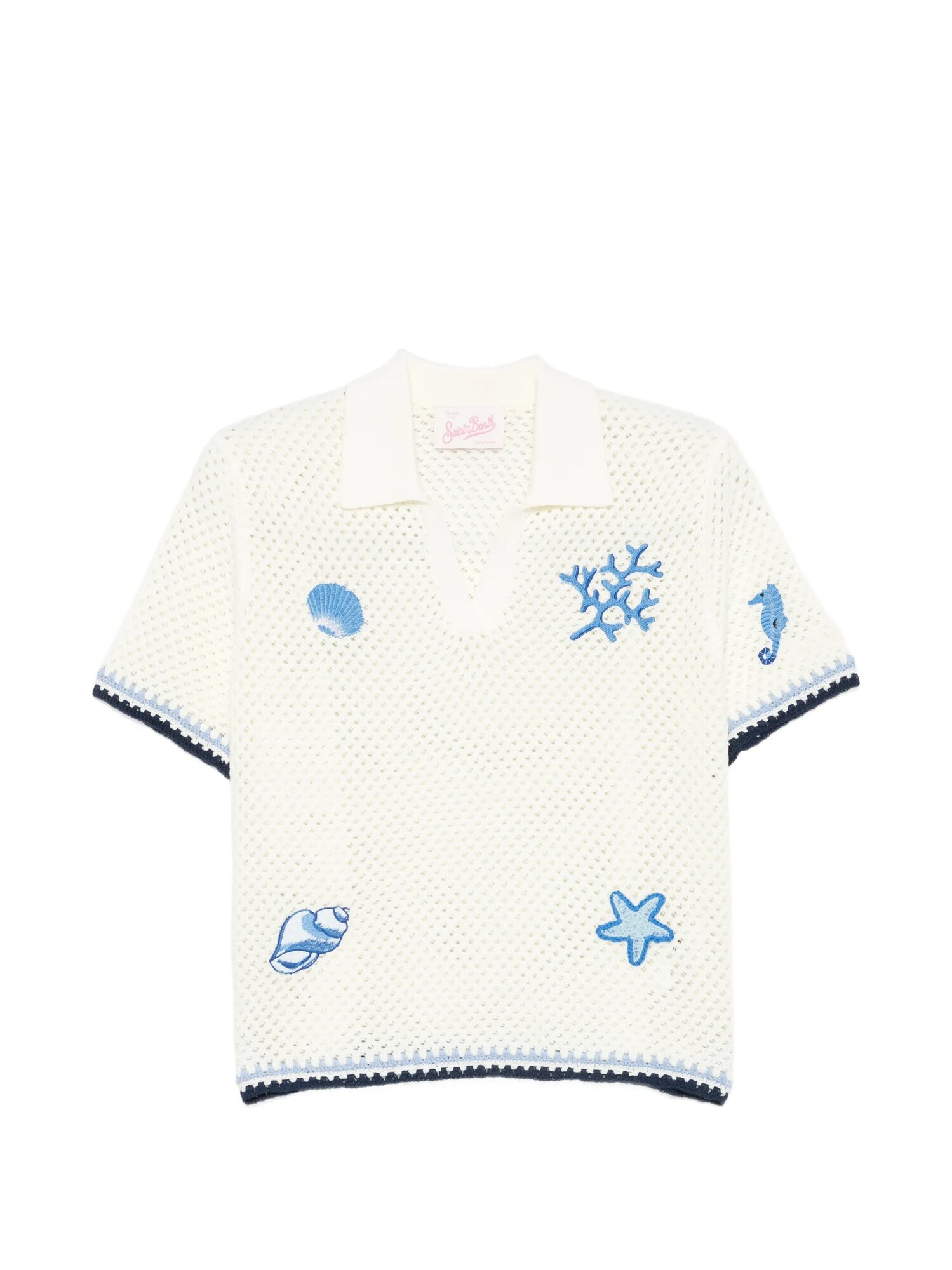 Свитер Pixie embroidered open-knit sweater