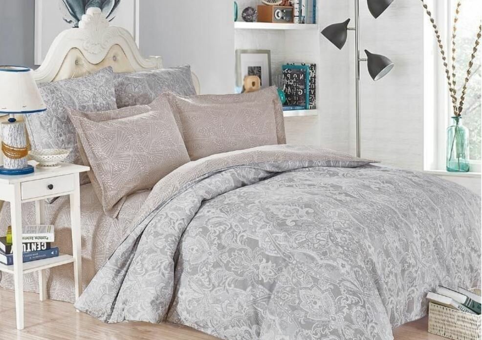 Постельное белье Cleo Satin de' Luxe 41/472-SK семейное сатин