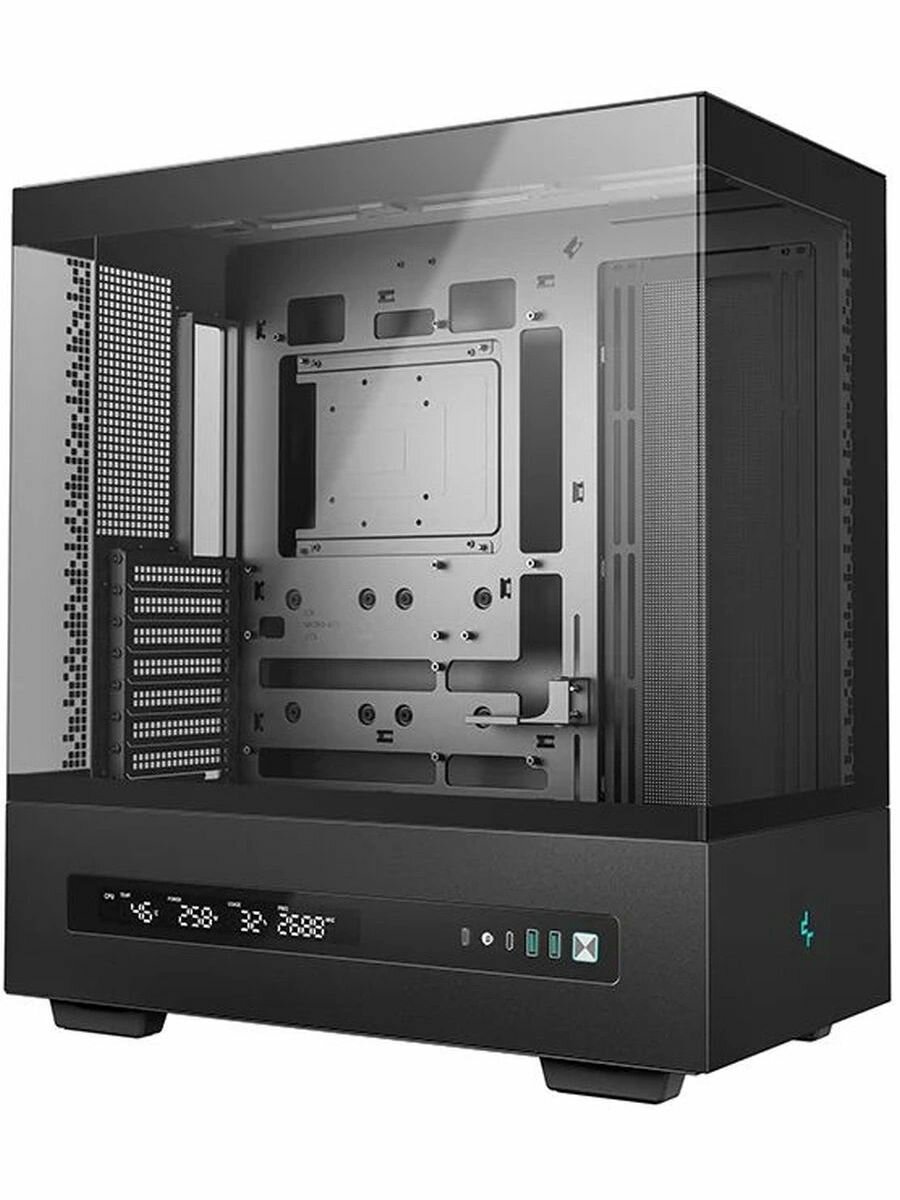 Корпус Deepcool CH690 Digital черный без БП ATX 10x120mm 10x140mm 2xUSB3.0 audio bott PSU