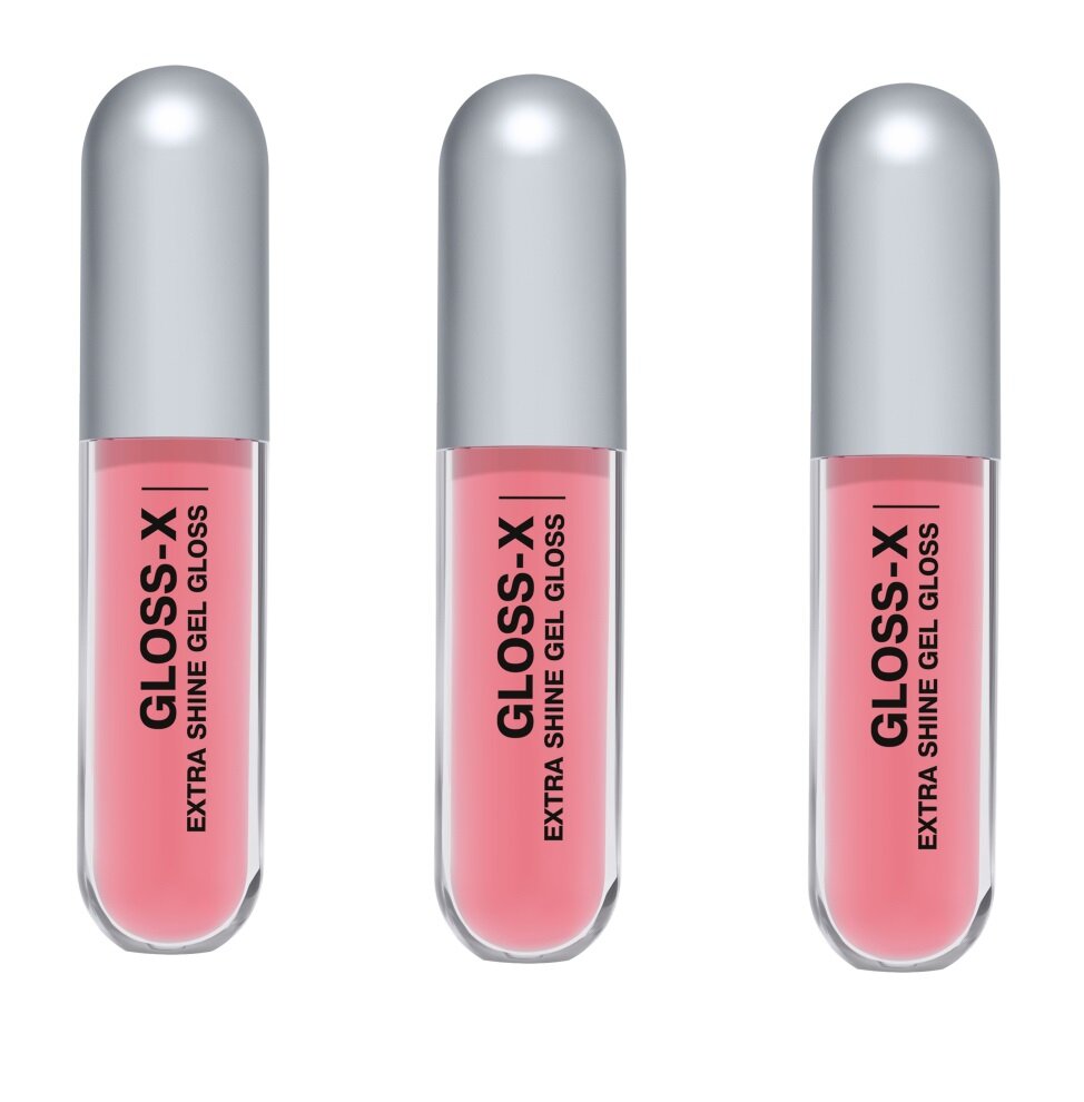 Гель-блеск для губ Influence Beauty Lip gel gloss "Gloss-X" тон 06 3шт