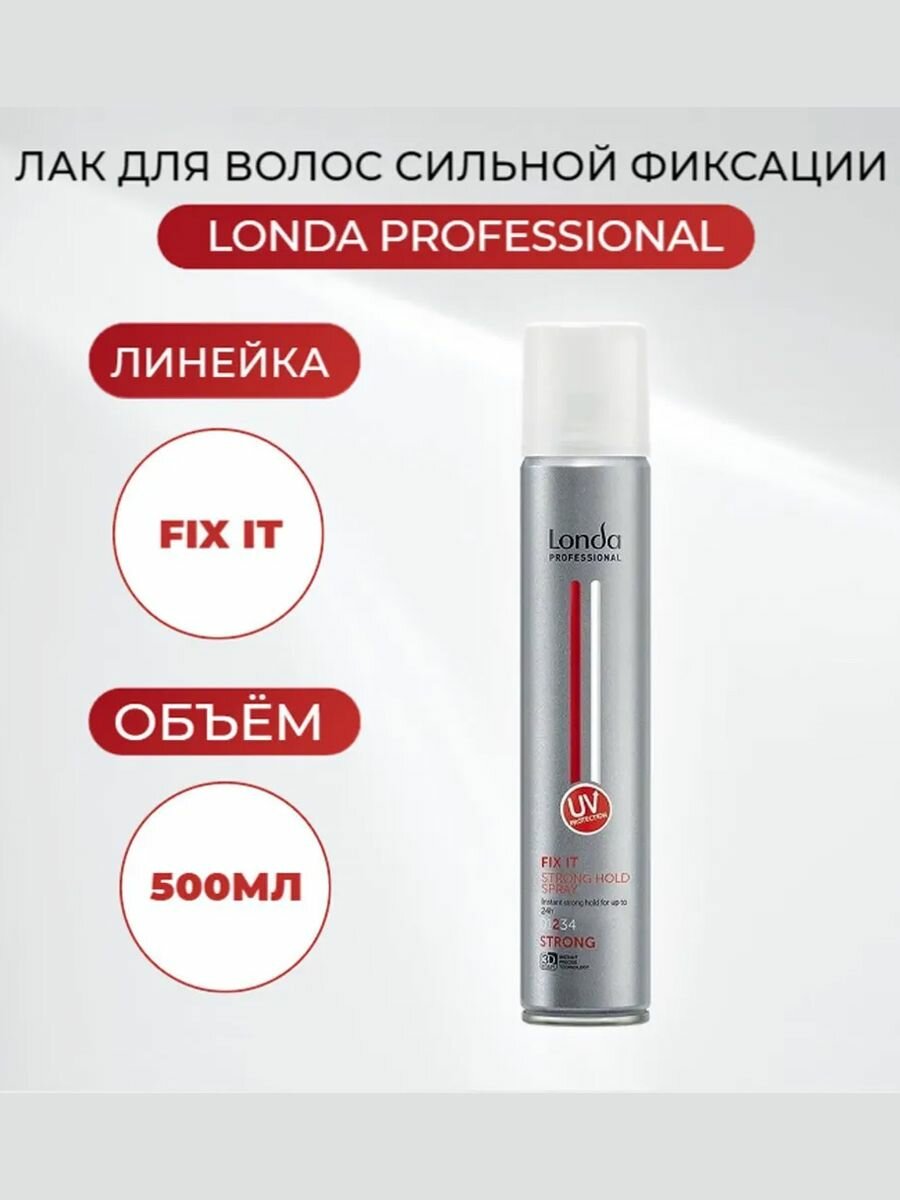 Londa Professional Лак для волос сильной фиксации FIX IT, 500 мл