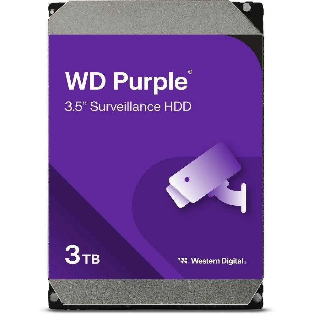 Western Digital 3 ТБ Внутренний жесткий диск (WD34PURZ)