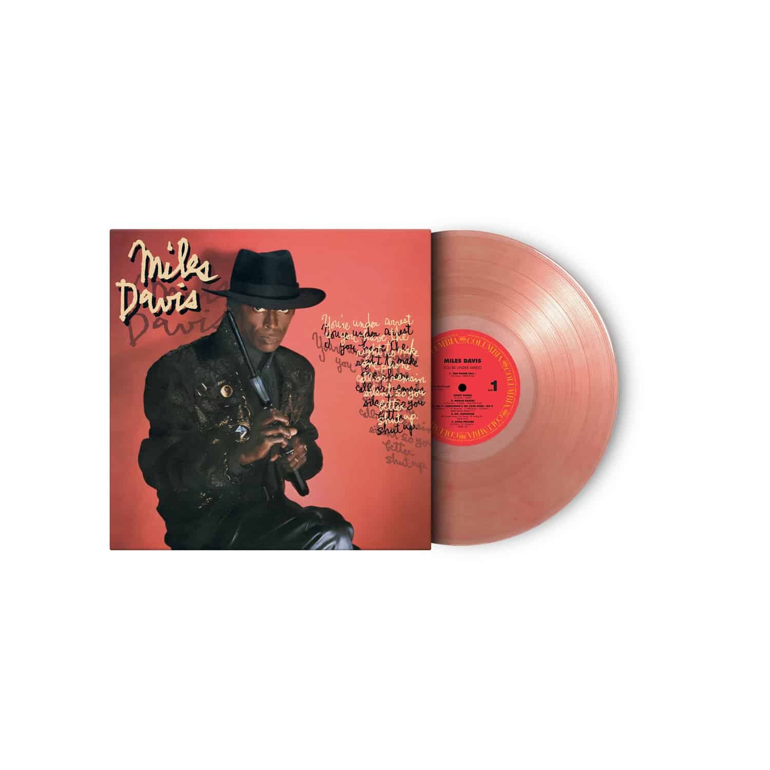 Miles Davis. You're Under Arrest (LP Ltd/Red Clear Marbled Vinyl/Reissue/Gatefold/Виниловая пластинка)