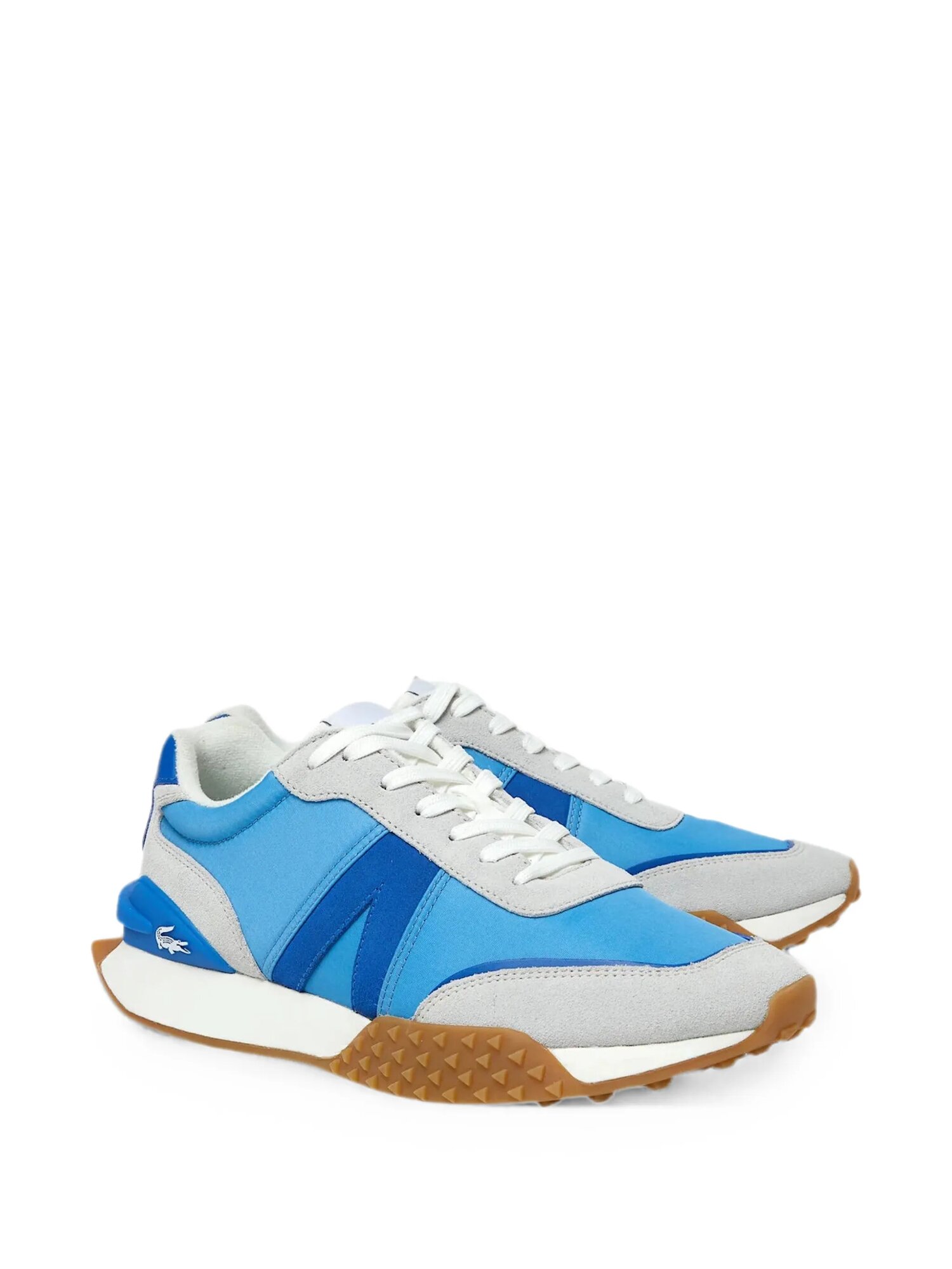 Кроссовки L-Spin Deluxe panelled lace-up leather sneakers