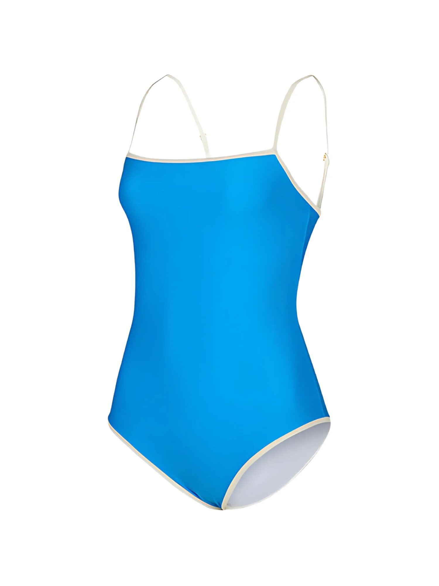 Купальник 5PENING Contrast-trim swimsuit, размер 44, синий — фото 1
