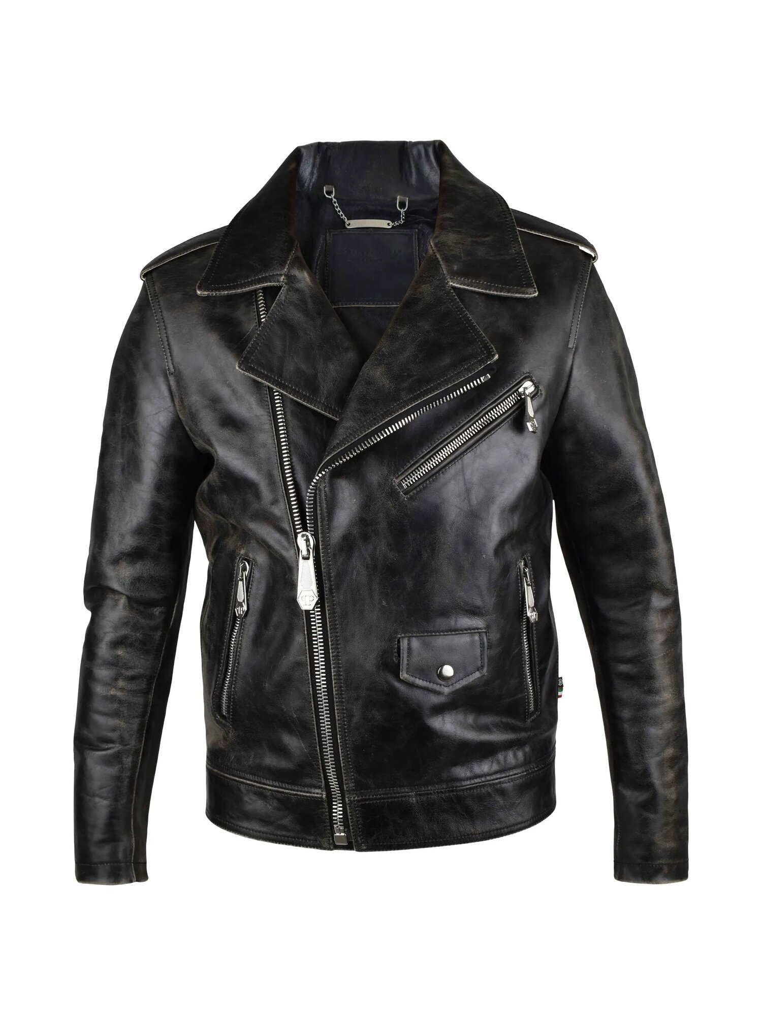 Куртка Leather biker jacket