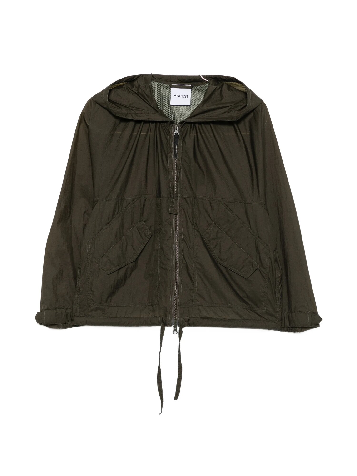 Куртка Drawstring-hooded zip-up jacket