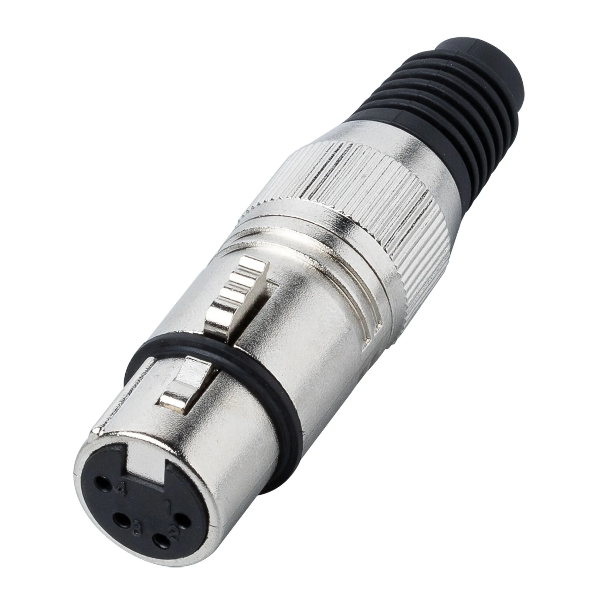 Разъем кабельный XLR Bespeco XLR4FX 4-контактный, мама